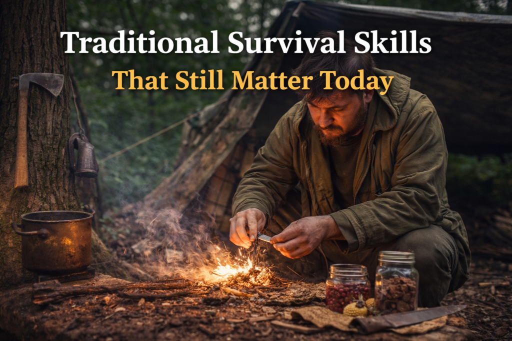 10 Traditional survival skills fire making in wilderness